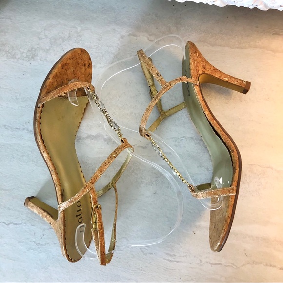 Rialto | Shoes | 32 Rialto Player Cork Heeled Sandals | Poshmark